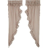 VHC Brands Annie Buffalo Check Plaid Country Decor Window Drapes ...