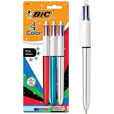Bic Round Stic Classic Ballpoint Pen Medium Point, Black- 10 Ea ...