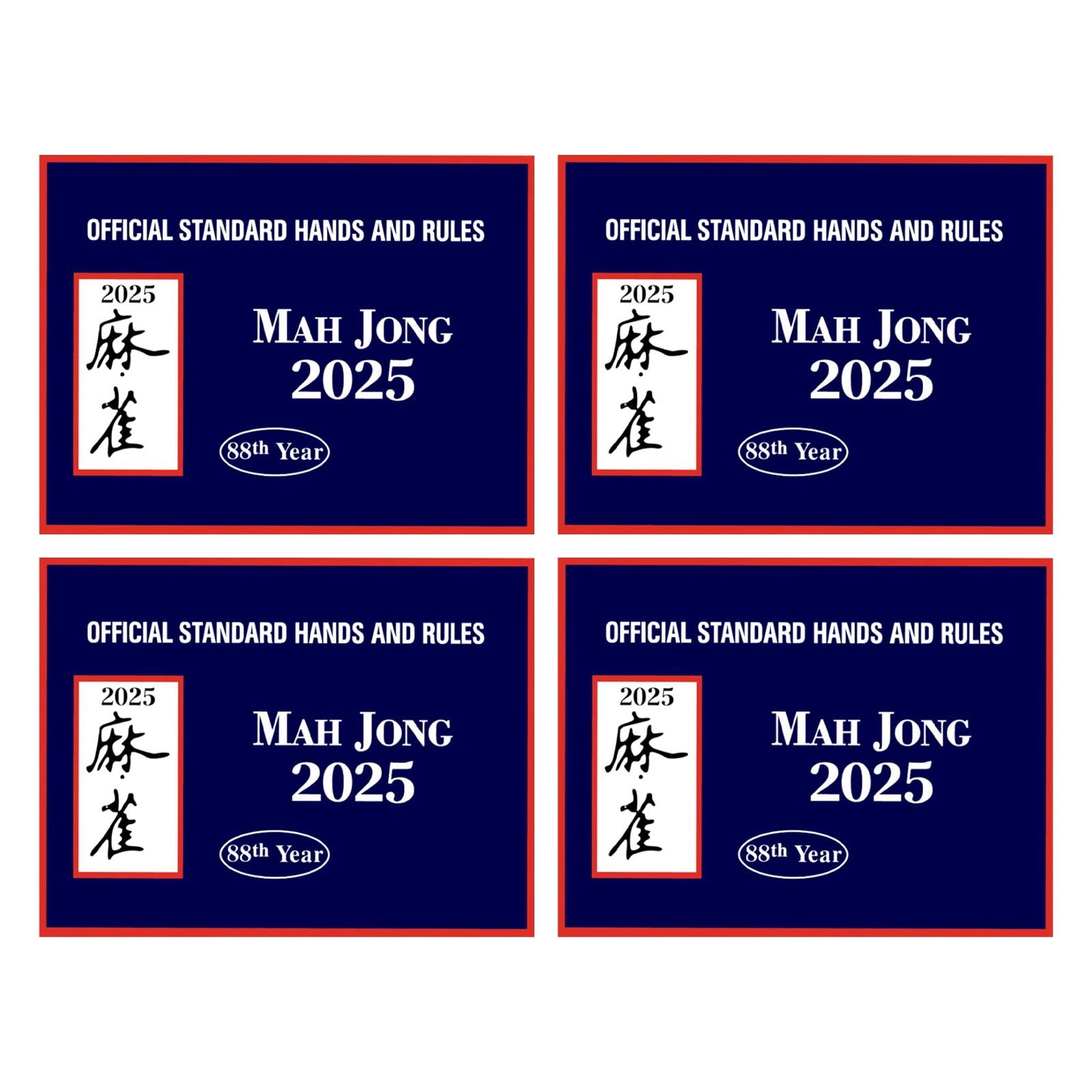Click here for Velvet Dawn 4pcs 2025 Mahjong Card National Mahjon... prices