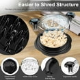 Amin01chicken Shredder Large Chicken Breast Shredder Tool Twist With