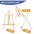 6 PCS 16 Inch Wood Easels, Tabletop Easel for Painting,Painting Party ...