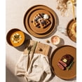 Ceramic Dinnerware Set Caramel Service for 6 - Walmart.com