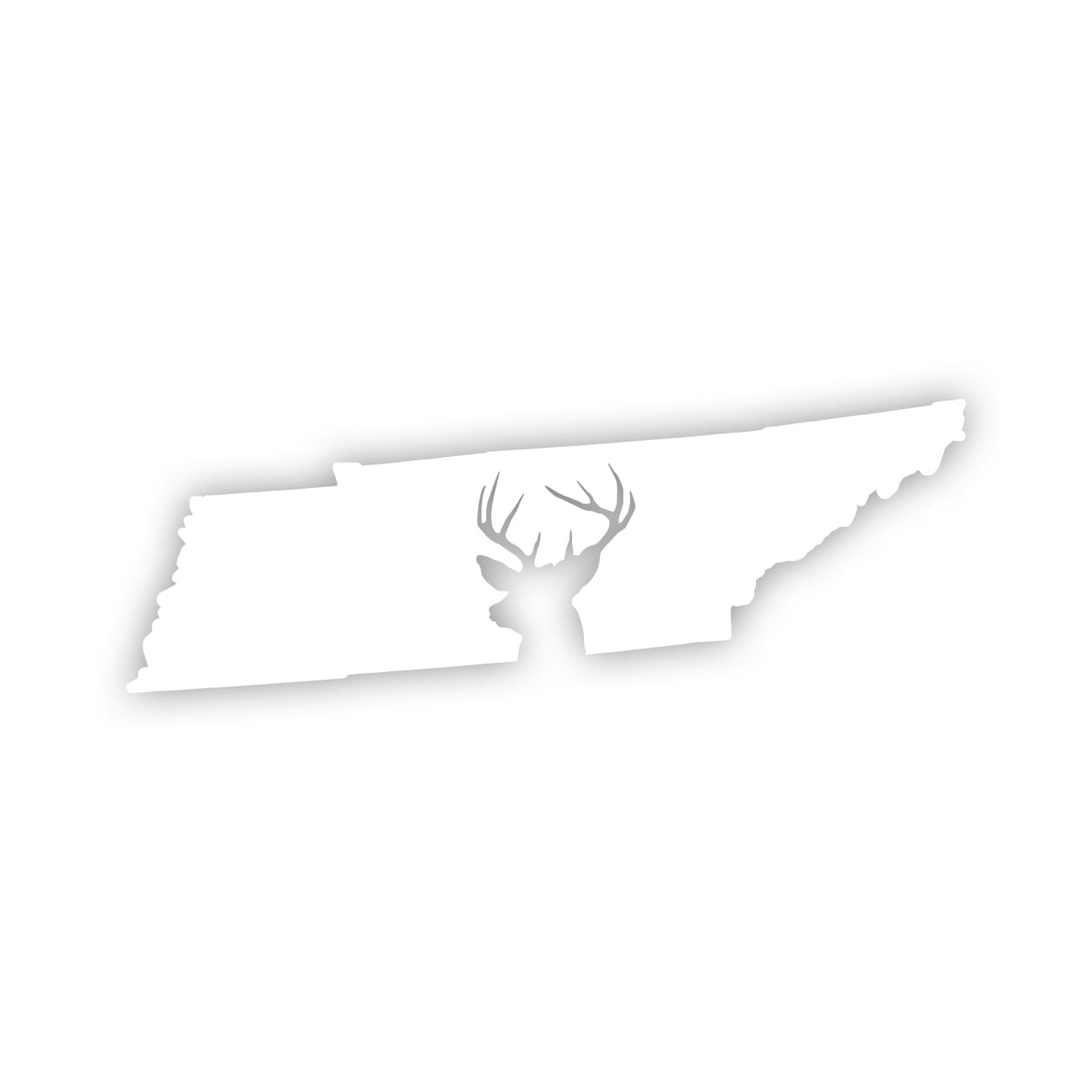 Tennessee Deer State Sticker Decal Die Cut - Self Adhesive Vinyl ...
