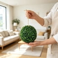 Artificial Hanging Leaf Ball, Boxwood Balls Greenery, Leaves Wall ...