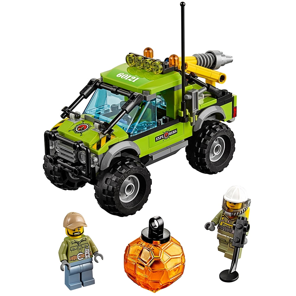 LEGO City Volcano Explorers Volcano Exploration Truck 60121 - Walmart ...