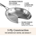 Premier Polished 5-Ply Stainless Steel Cookware Set w/Turbo Heat Tech 3 ...
