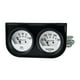 AutoMeter 2323 Autogager White Oil/Water Gauge Black Console - Walmart.com