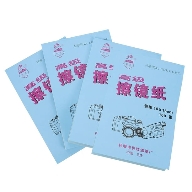 400 Sheets Microscope Cleaning Paper Portable Cleaning Tissue for ...