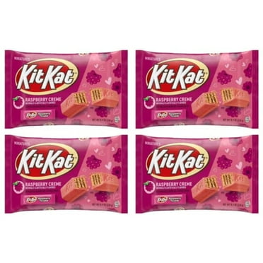 HERSHEYS Kit Kat Raspberry Cream Miniature Valentines, 9 Oz - Walmart.com