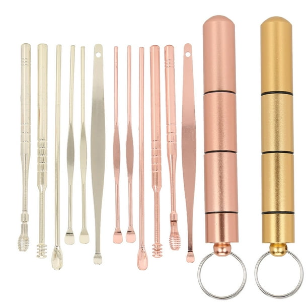 Ear Wax Pick,Earwax Remover Kit Stainless Earwax Curette Ear Cleaning ...