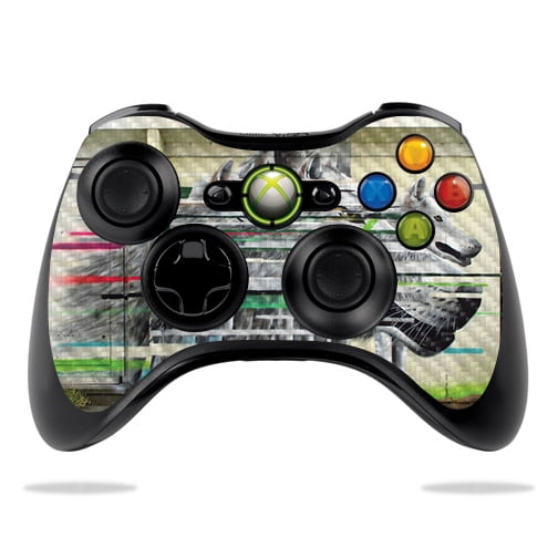Carbon Fiber Skin Compatible With Microsoft Xbox 360 Controller Wolf ...