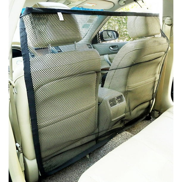 Zone Tech Pet Car Net Barrier - Large Universal Mesh Vehicle Pet ...