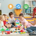 PicassoTiles 108PCS 1.2" Magnetic Cube Building Blocks, STEM ...