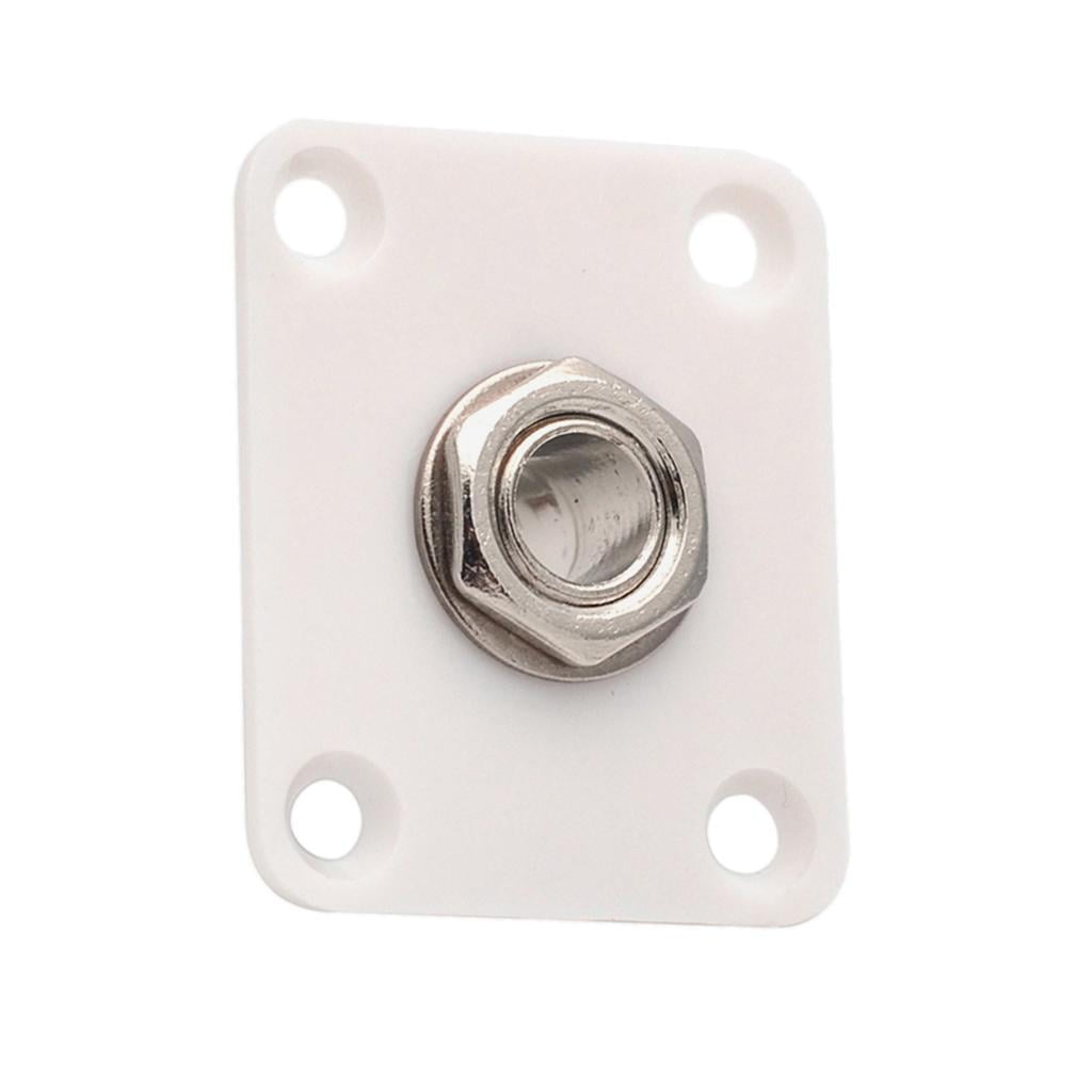 White Square Electric Guitar Output Plate for Replacement - Walmart.com