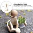 Variety Little Wooden Man Blank Playset Crafts for Kids Children DIY ...