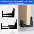 2Pcs Not Wobble Floor Tracks for Sliding Barn Door Strong Plastic ...