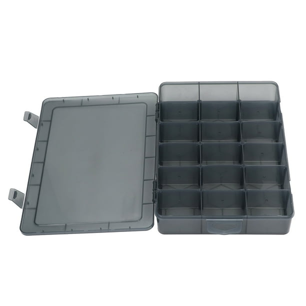 Multi Compartment Toolbox Removable Divider Transparent Plastic 18 ...