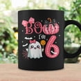 Boo Im 6 Years Old Ghost 6Th Birthday Halloween Ghost Girls Coffee Mugs ...