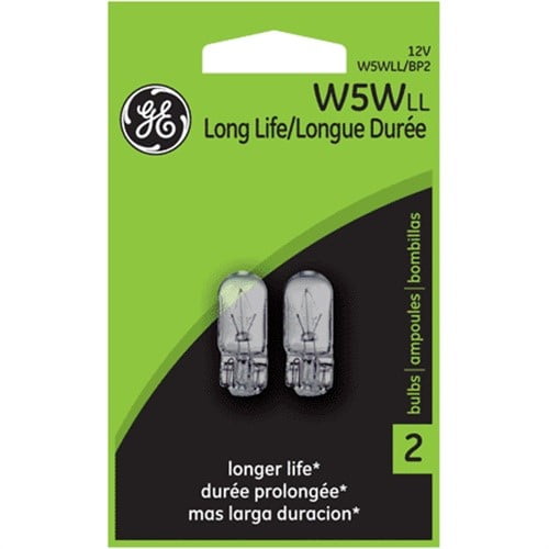 67895 W5wll Bp2 Ge Auto 5w T3.2 Bult Wedge Base 2/Cd - Walmart.com