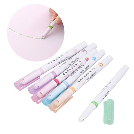Outline Markers, Smoothing Writing 6 Colors Doodle Outline Markers For ...