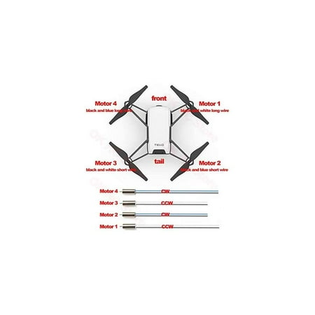 Qucyy for DJI Tello Motor 8520 Brushed Motor Replacement Repair Part ...