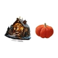 Acrylic Pumpkin Ornament Plush Table Centerpiece Soft Material for ...