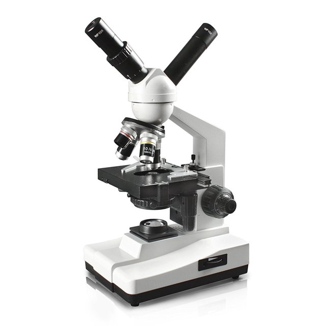 Vision Scientific Dual View Compound Microscope, 10x WF Eyepieces, 40x ...