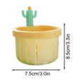 Cactus Kitchen Sink Drain Strainer, ABS Food Catcher with Press Button ...