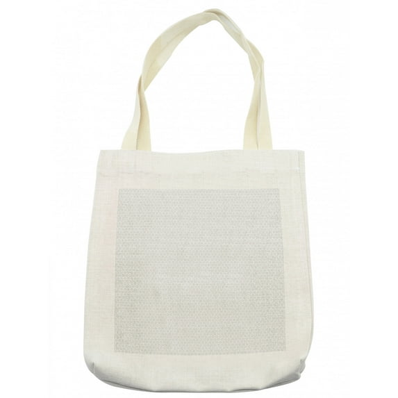 Abstract Tote Bag, Repetitive Floral Inspired Flower of Life Plain ...