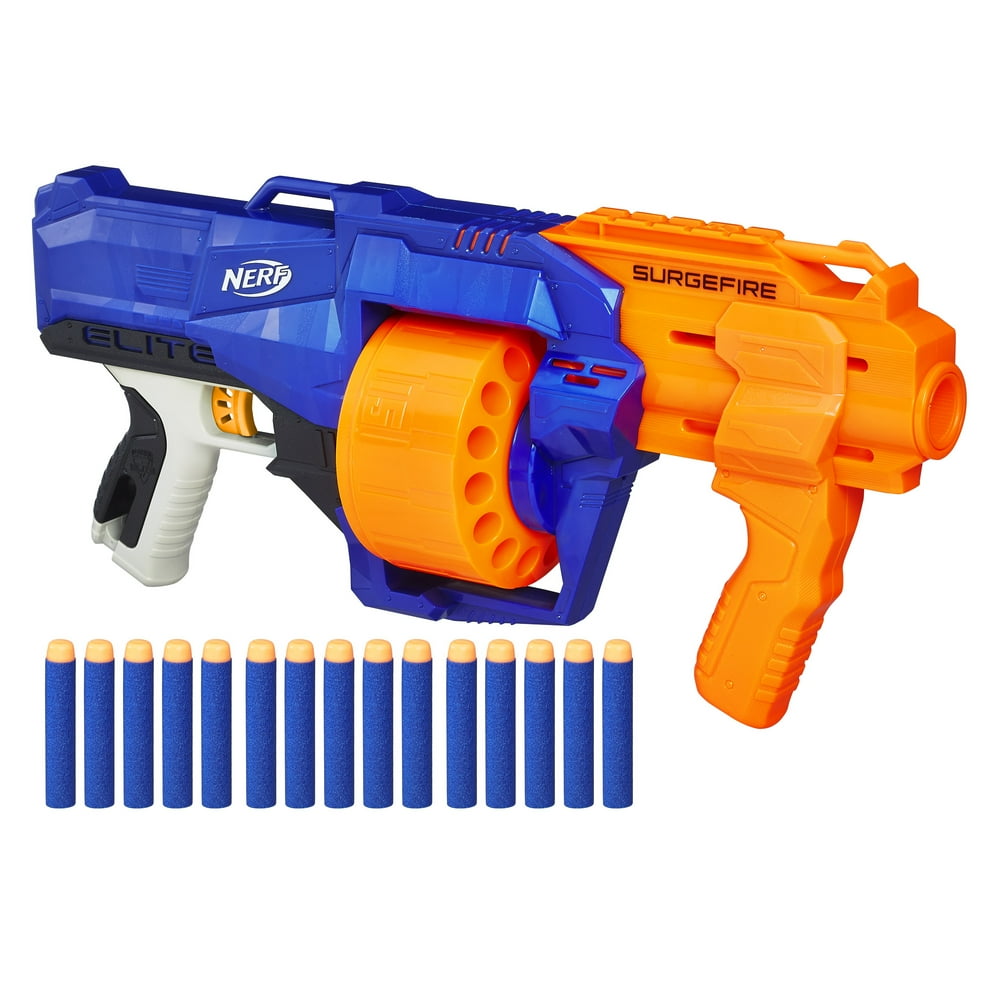 Nerf N-Strike Elite SurgeFire 15-Dart Rotating Drum Blaster - Walmart ...