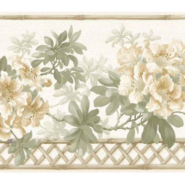 Brewster Vicky White Victorian Floral Border - Walmart.com