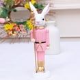 Nmdmisc Easter Rabbit Nutcracker Resin Bunny Figurine Sculpture Holiday ...