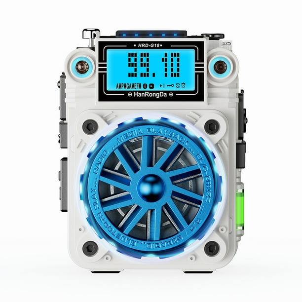 FM Radio Gyro Mini Speaker Compatible Con Diente 5.2 TF Tarjeta/3 5 Mm ...