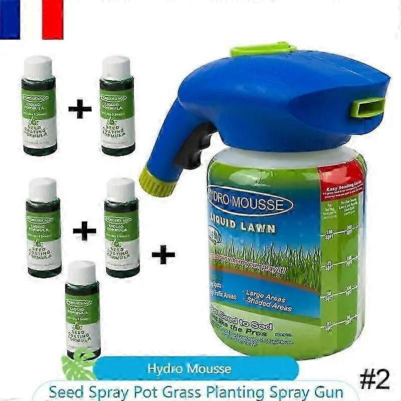Lawn Sprayer Seed Liquid Hydro Seeding System Mousse Household Grass ...