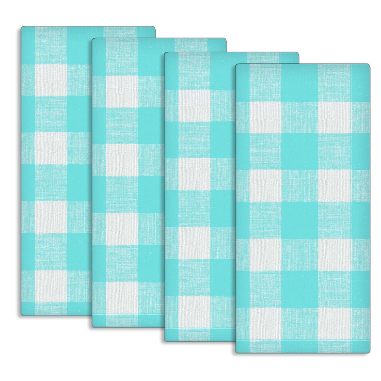 Click here for Fabstyles Country Check Cotton Set Of 4 Kitchen To... prices
