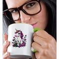 3drose, Cute Pink Unicorn Seated Amongst Scottish Thistles, 11oz Two ...