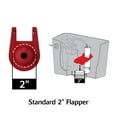 LAVELLE INDUSTRIES INC 2004BP Korky RED Adjustable Flapper - Walmart.com