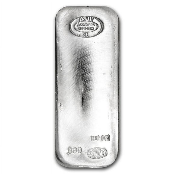 100 oz APMEX Silver Bar - Stackable, .999 Fine Bullion - Walmart.com