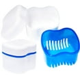 "ZDWQFA Dental Container for Dentures, False Teeth Holder, Cleaning ...