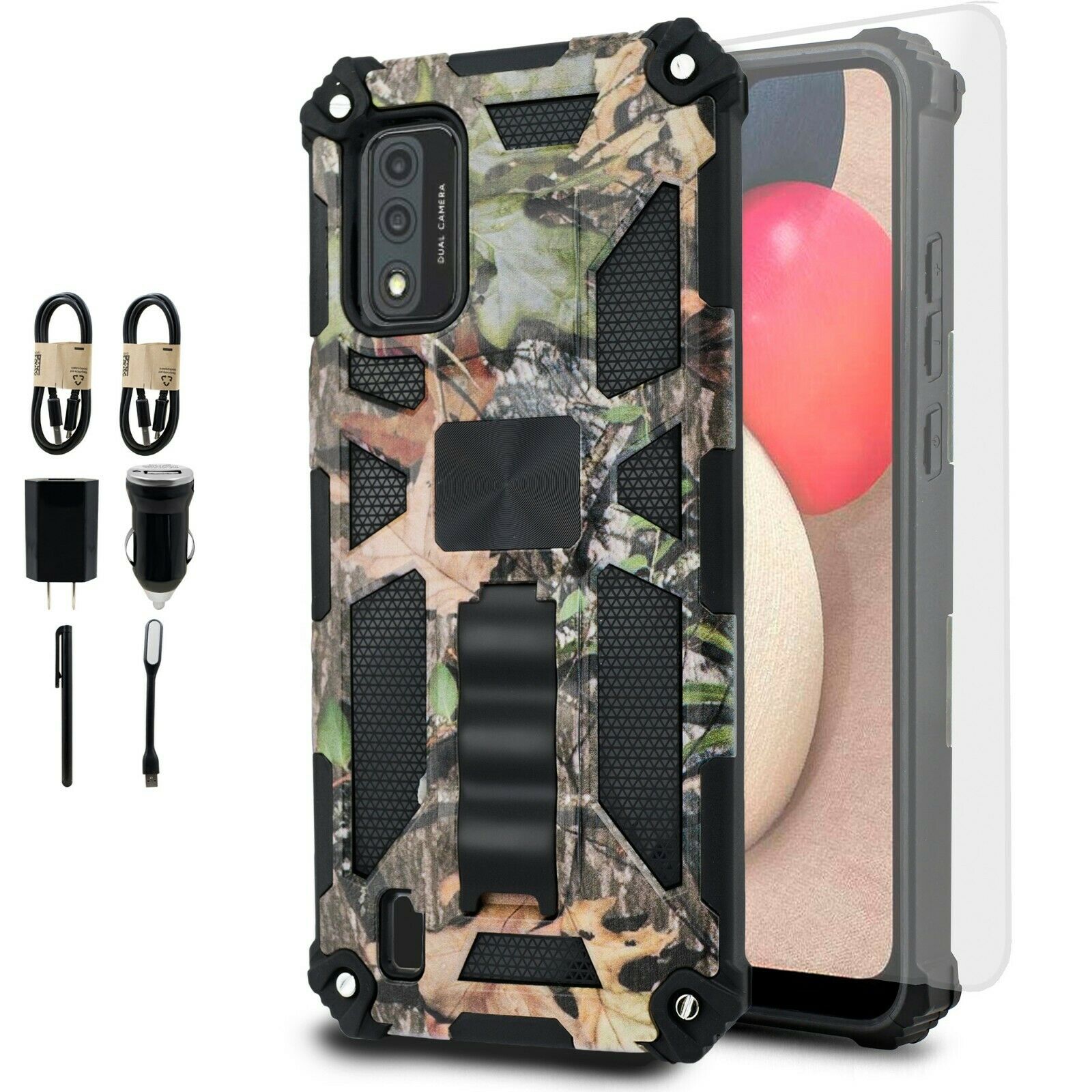 Value Pack + for BLU Wiko Ride 3 3rd Version with Tempered Glass Hybrid ...