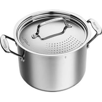 Cuisinart 6243869 6 qt. Chefs Classic Stainless Steel Stock Pot, Black ...