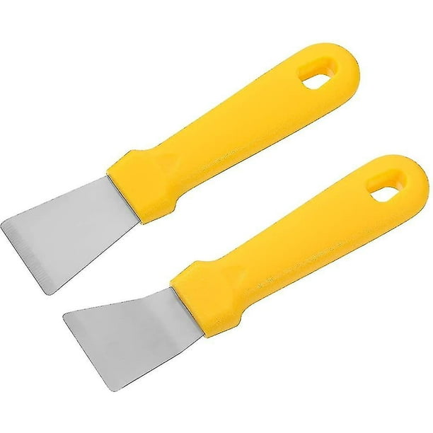 2 Pieces Cleaning Scraper For Ovens, Stoves, Induction Hob, Stainless ...