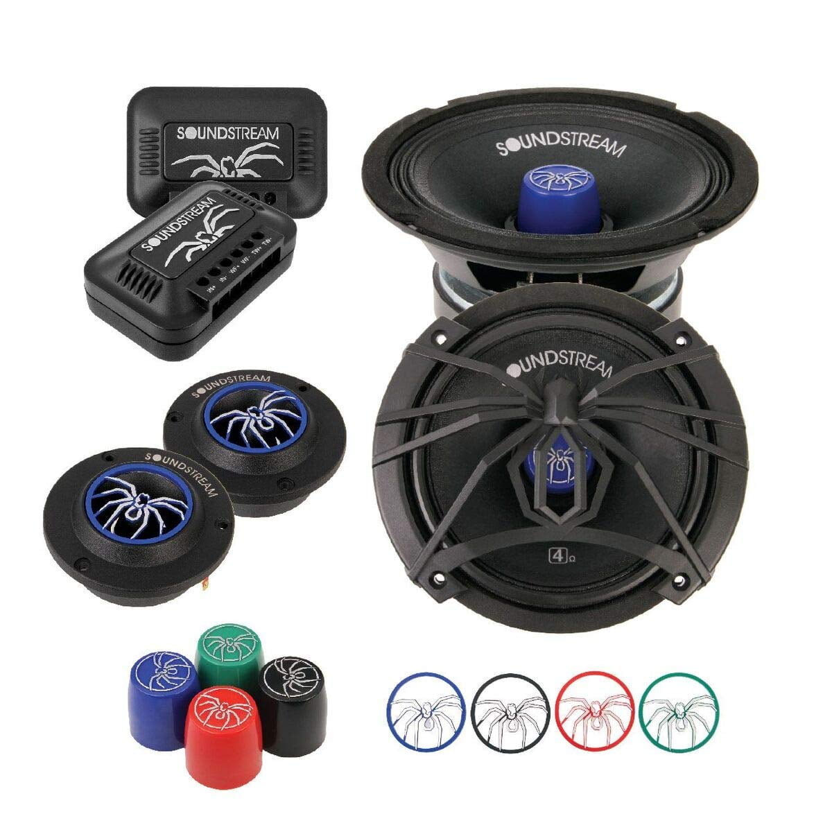 Soundstream SM650C 6.5″ Pro Audio Component Speakers - Walmart.com