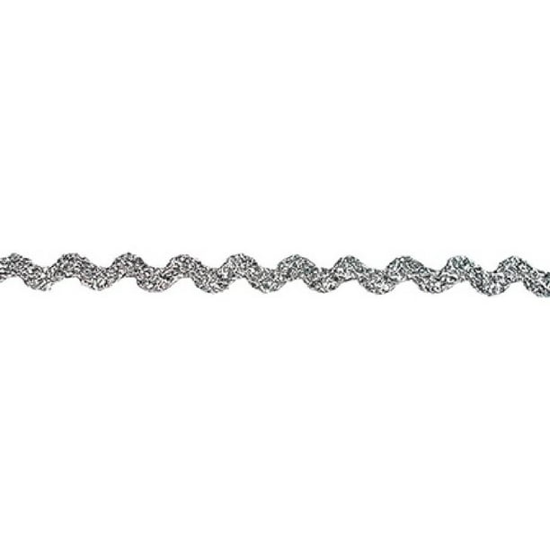 Rick Rack Trim 1/4" x 9ft - Silver - Walmart.com - Walmart.com