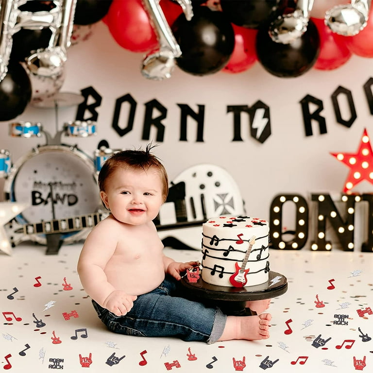 Rock And Roll Baby Shower Centerpieces