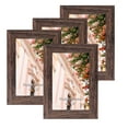 Walmart 4x6 Picture Frame Gallery Set of Four, Multipack Rustic Brown ...