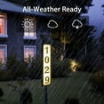 OhhGo Solar LED Illuminated House Numbers, Waterproof Address Sign for ...