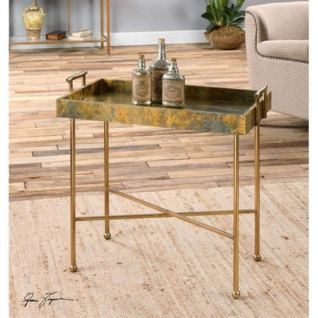 Uttermost Couper Oxidized Tray Table | Walmart Canada