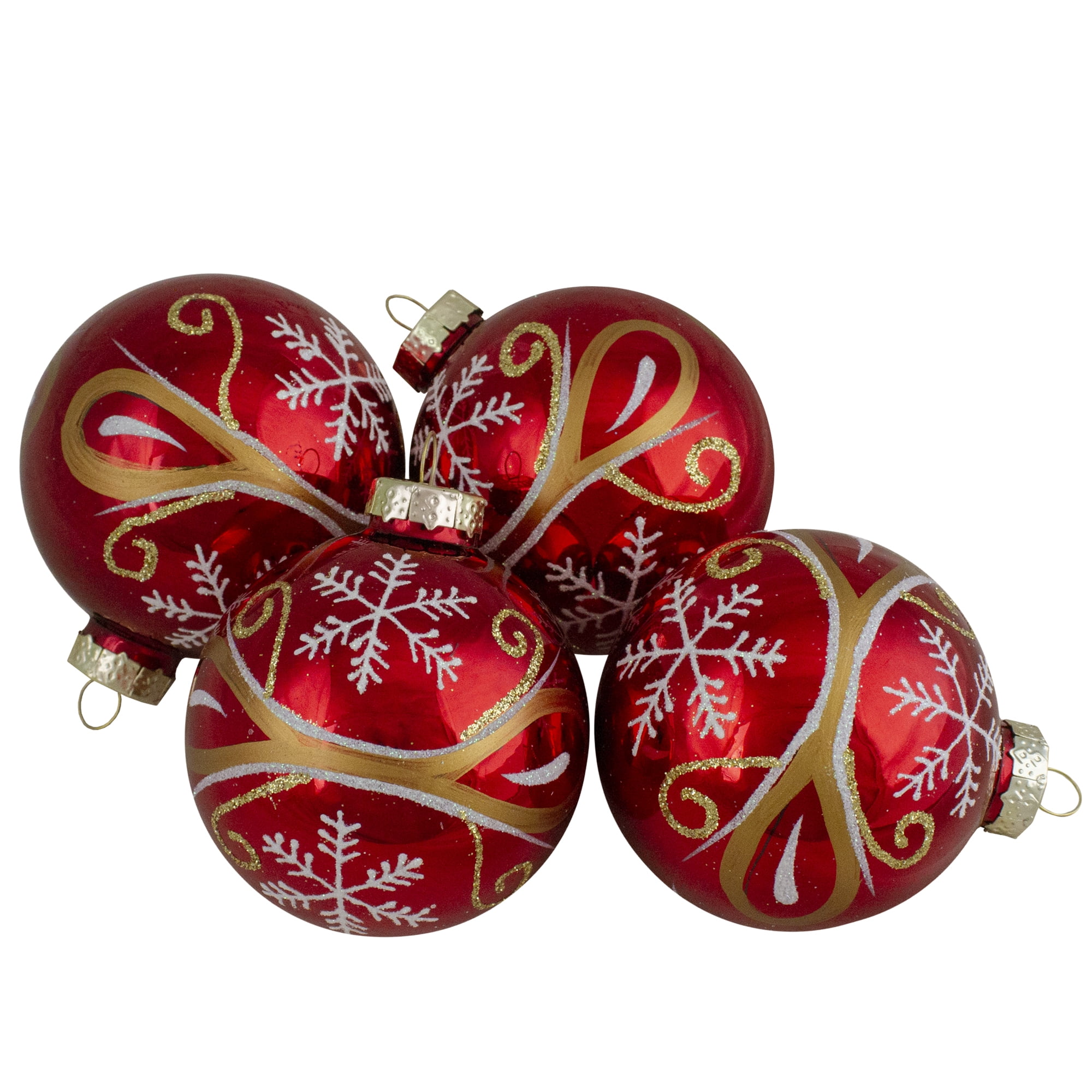 Red Christmas Ball Ornament Clipart