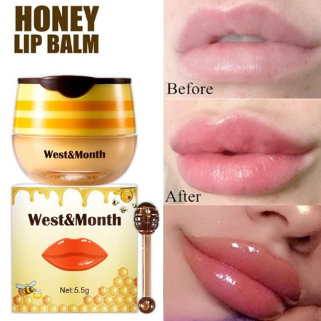 Honey Lip Mask Lip Sleeping Propolis Moisturizing Lip Balm Improve ...